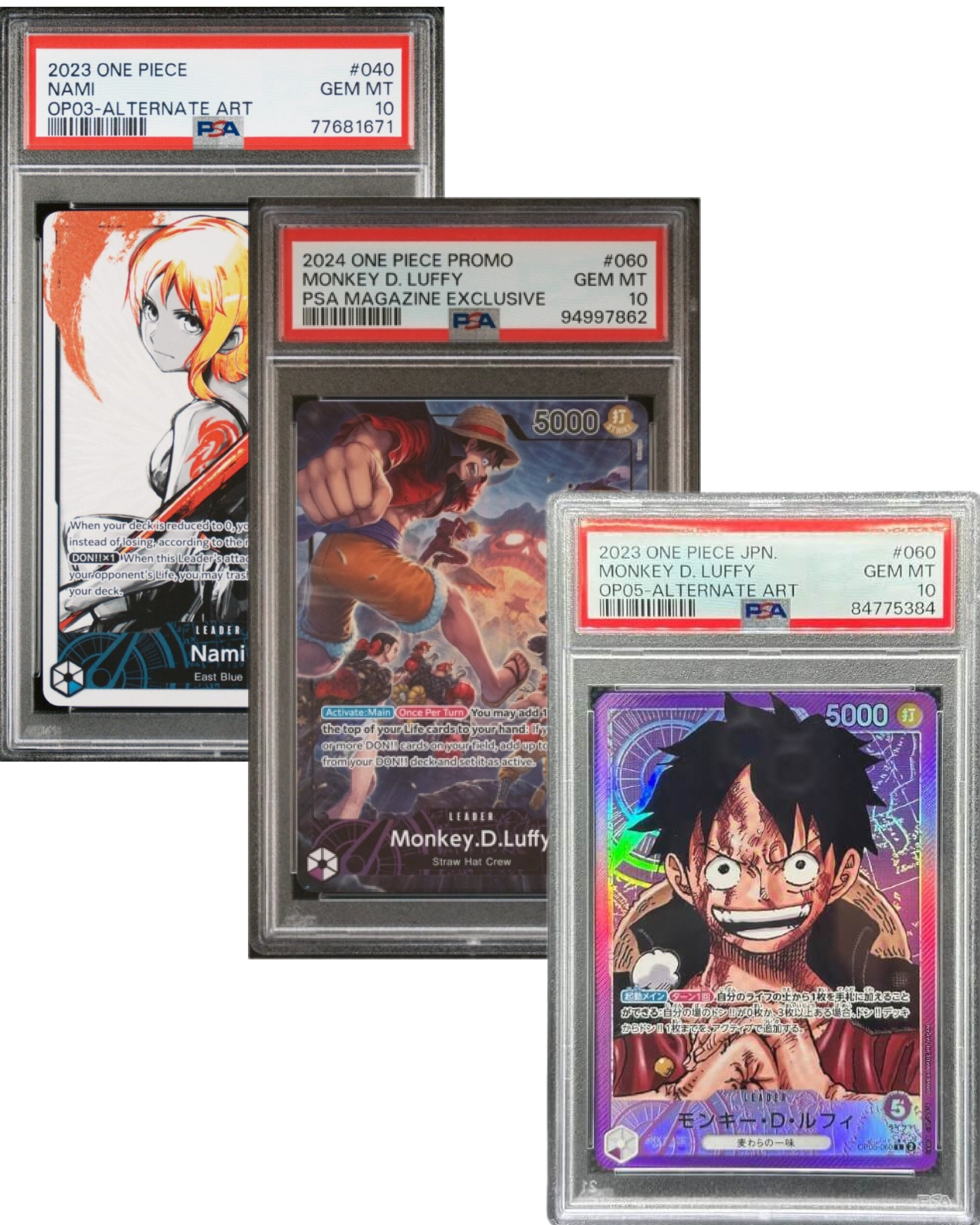 One Piece Carte Gradate - Graded Cards – ONI Collection